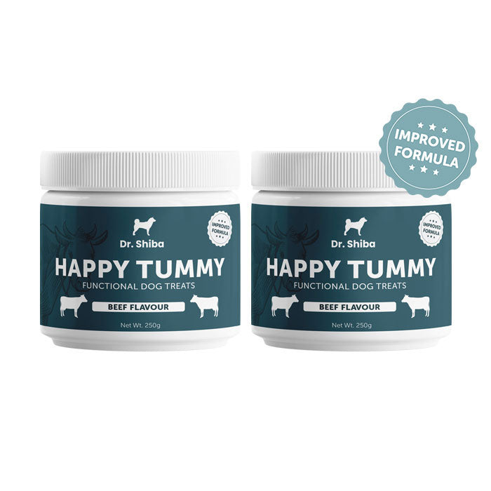 Twin Care Bundle - Happy Tummy - Pre and Probiotics For Dogs – Dr Shiba ...